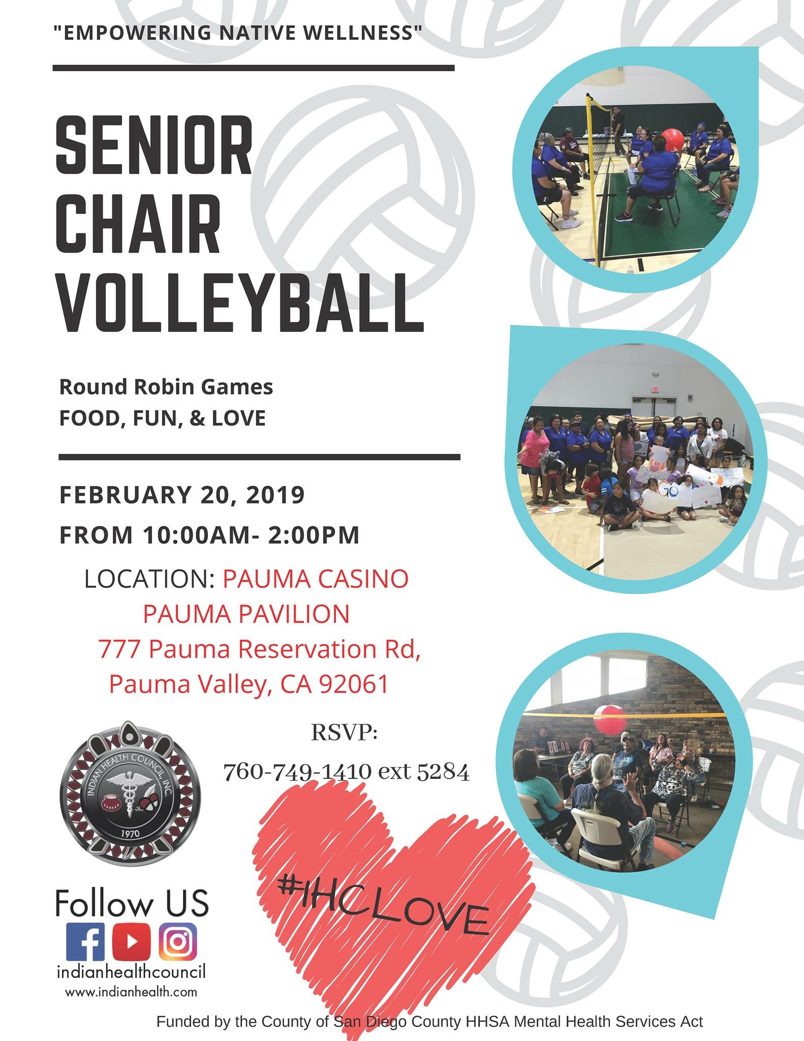 Chair Volleyball Template